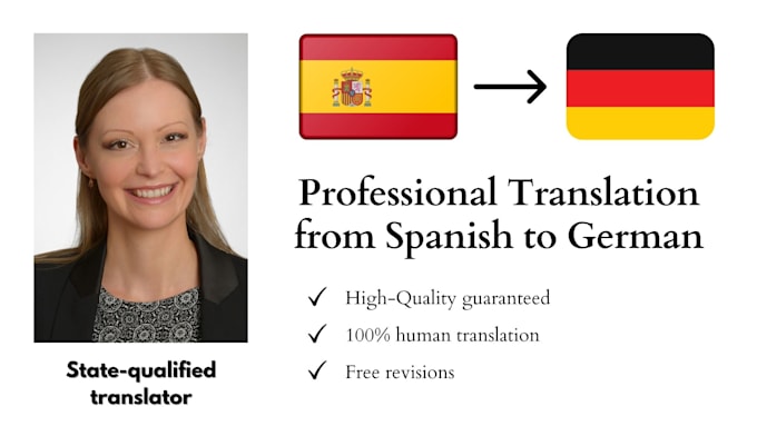 Professionally translate spanish to german by Vivien_l | Fiverr