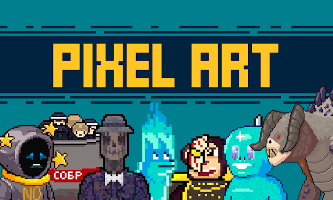 Create pixel art character sprite with animation for you by Aske42 | Fiverr