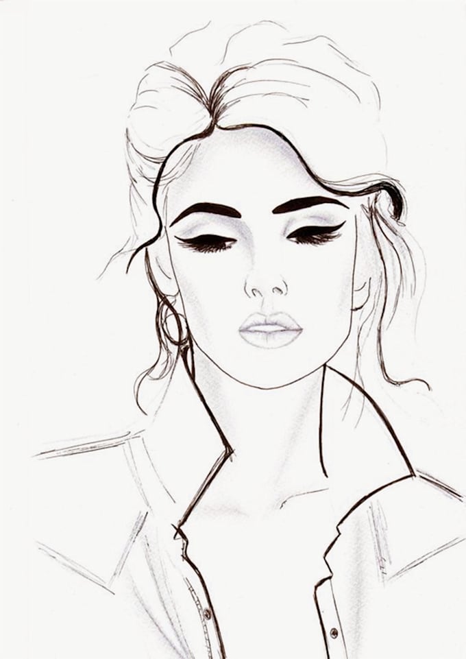 Draw realistic pencil sketch, line art and illustration by Jubayer ...