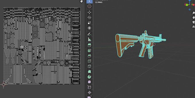 Uv unwrap a 3d model in blender by Amaurychihuahua | Fiverr