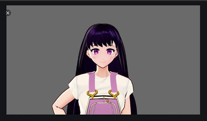 Make anime 3d 2dcharacter model,avatar,rig for game,vrchat,vtuber ...