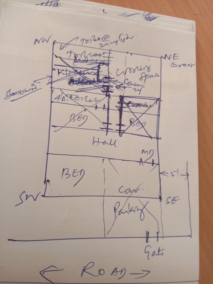Convert your hand drawn floor plan to professional drawing by ...