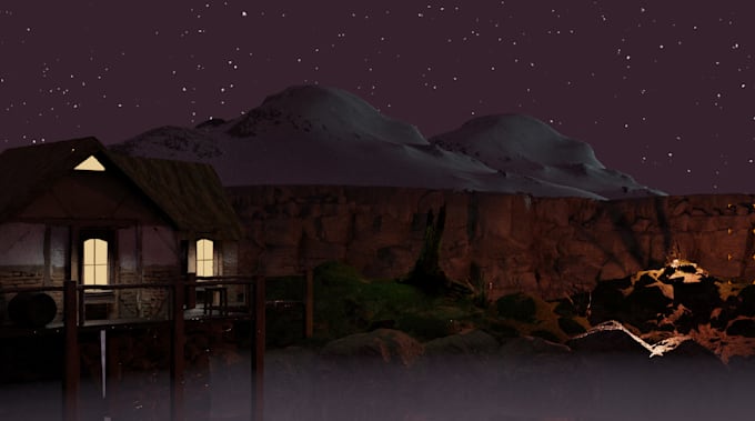 Create a landscape or environment render in blender by Joshythematey ...