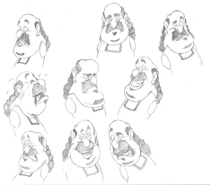 Do model sheet for your 3d modeling by Raientalbi | Fiverr