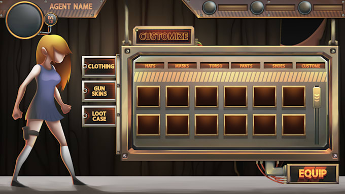 Create a 2d game ui by Braindeadcreat | Fiverr