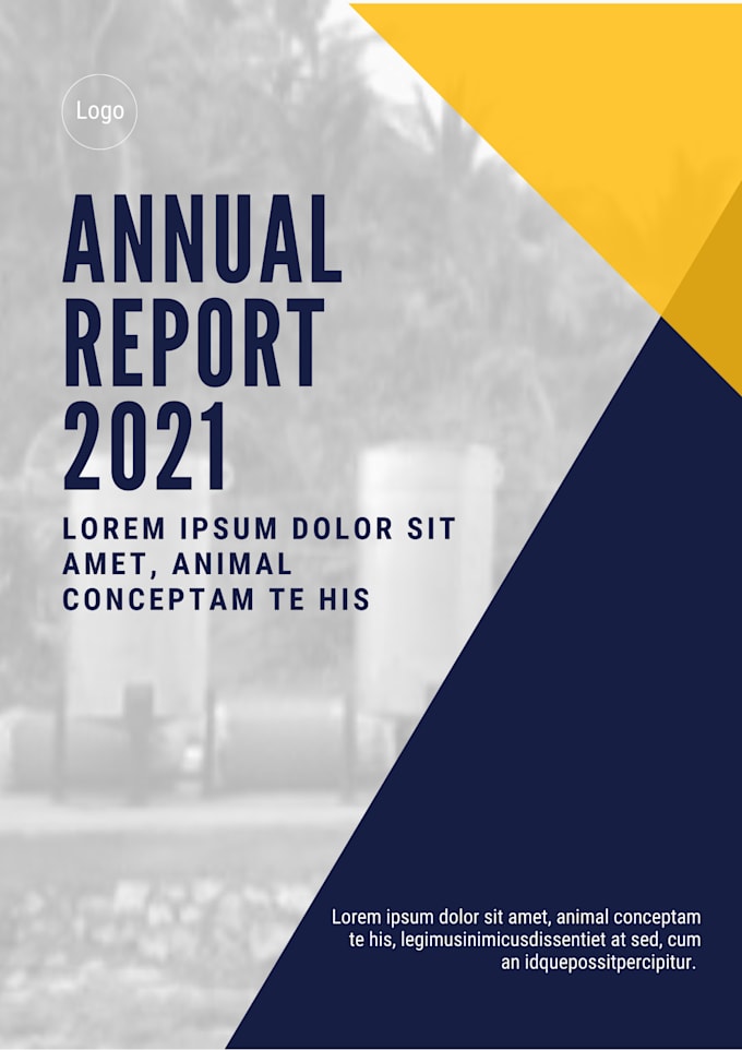 Design your report book cover using canva by Nifflers | Fiverr