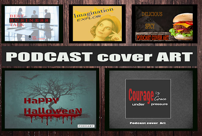 Create engaging podcast artwork by Mehweesh | Fiverr