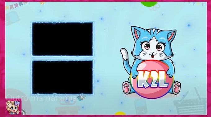 Create a cool animated logo outro for your twitch, youtube, kick ...