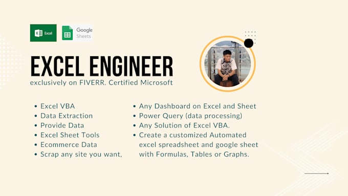 Solve your excel and google sheets problem by Pieterkd | Fiverr
