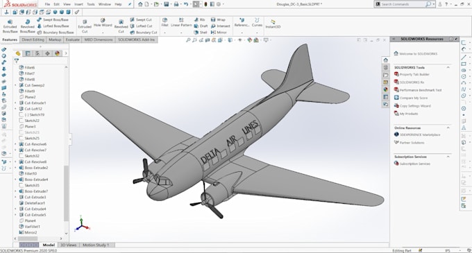 Make 3d model, 2d drawing, product design in solidworks by Mechanical07 ...