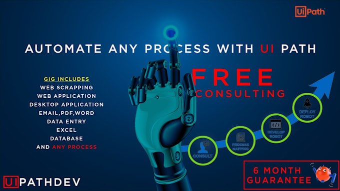 Automate any process using uipath by Uipathdev | Fiverr