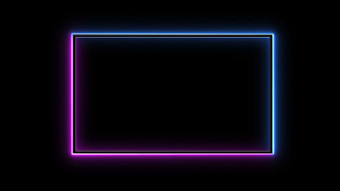 Design animated webcam overlay with neon and nice effects by Ninjapsd ...