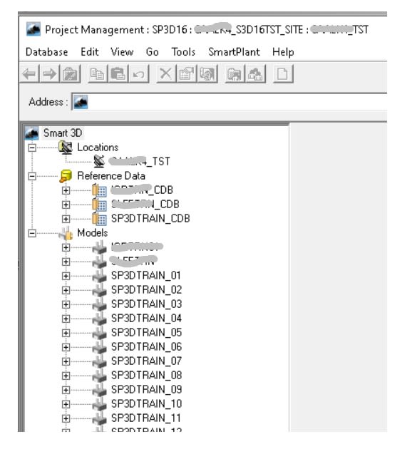 Setup new smart 3d project or restore smart 3d model backup by ...