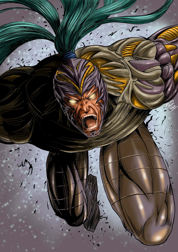 Draw comic illustration for you like marvel dc style by Romelpura | Fiverr