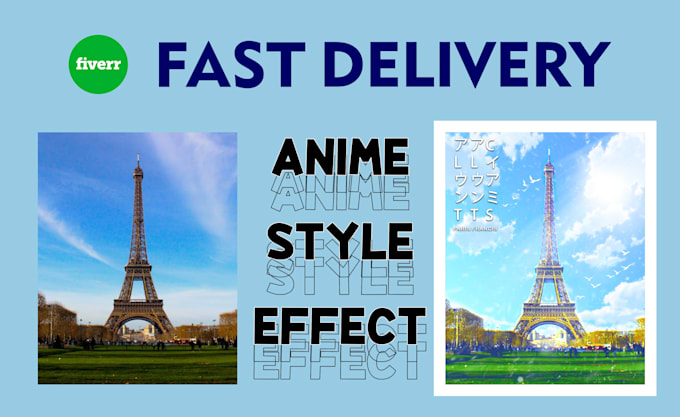 Turn photos into photoshop anime style effects by Bahrullum353 | Fiverr