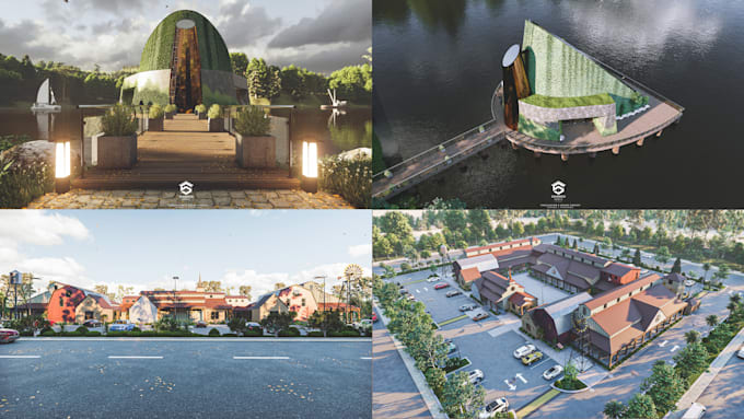 Design detailed architectural 3d models and 3d rendering by ...