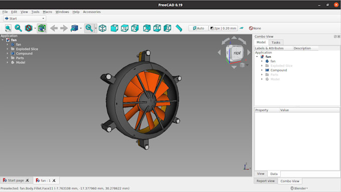 Create 3d model with freecad by Sachinkumar1235 | Fiverr