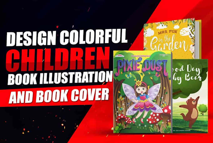 Design colorful children book illustration and book cover by Sophia ...