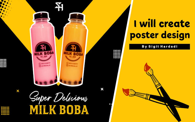 Create poster design free by Sigithardadi | Fiverr