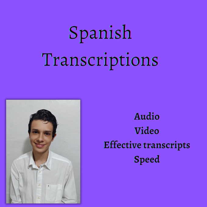 60 minute spanish transcripts in 24 hours by Axel_rodriguez1 | Fiverr
