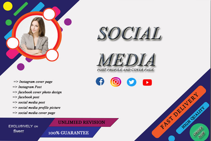 Design social media post, profile picture and cover page by Ayesha ...