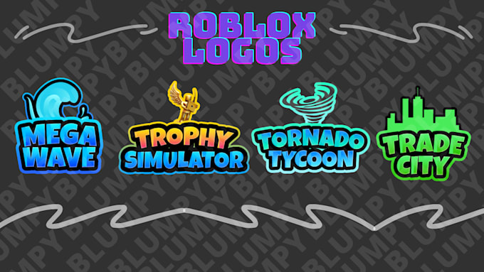 Make a detailed logo design for your roblox game by Blumpydesigns | Fiverr