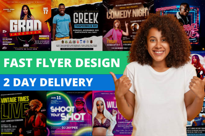 Design an engaging flyer for your event by Flyerzilla | Fiverr