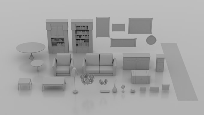 Hard surface model a prop by Kendramuscat | Fiverr