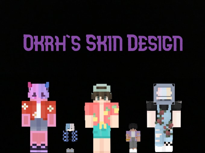 Design and make you a custom minecraft skin by Okrhwashere | Fiverr