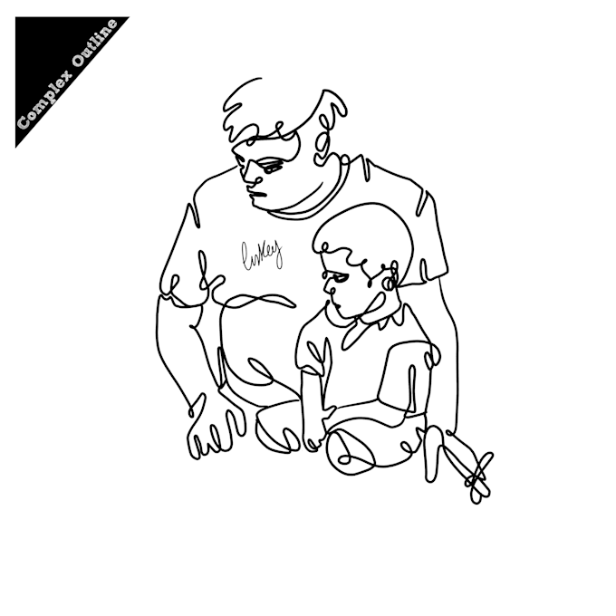 how to draw digital outlines