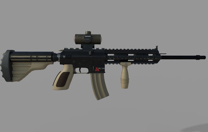 Model game ready weapon prop by Claudiofalco97 | Fiverr
