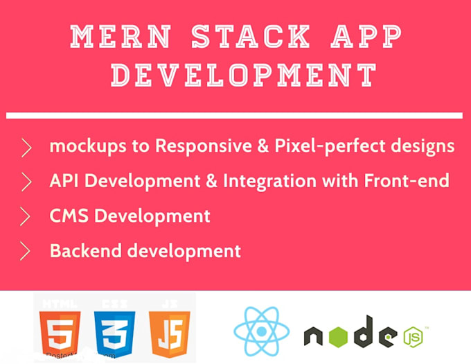 Be your mern stack developer for react js, next js, node js by ...