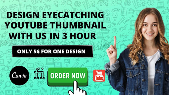 Design eye catchy and click worthy youtube thumbnail by Jyoti_canva21 ...