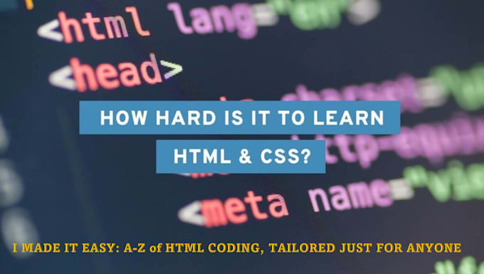Teach you html coding from scratch by Calebo828 | Fiverr