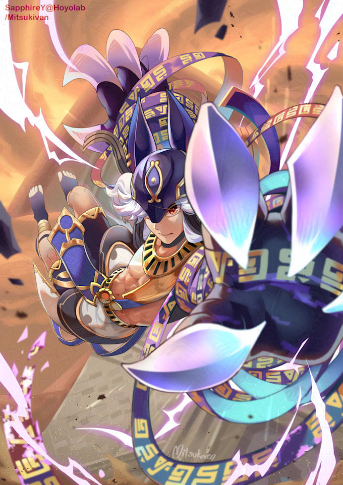 Draw detailed anime style drawing by Sapphireying | Fiverr