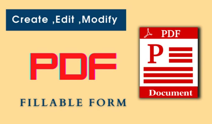 Create a pdf fillable form,convert to a fillable form by Dhruv_nn | Fiverr