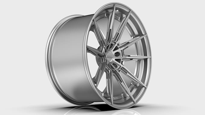 Design car wheels rims sports forged aluminium cnc production ready ...