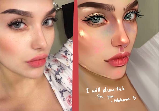 Draw you in cartoon style by Maham_ch | Fiverr