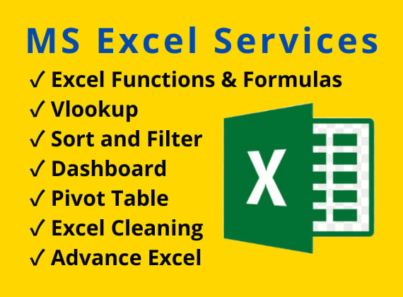 Create microsoft excel formulas, functions, lookup, dashboard in spreadsheets by Dataplayer1 ...