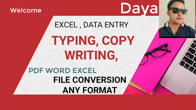 Excel, typing, translation, data entry, data validation, by Daya_777 ...