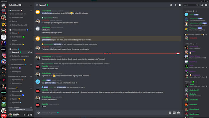 Discord creator and management of discords communitys by Enriquevc | Fiverr