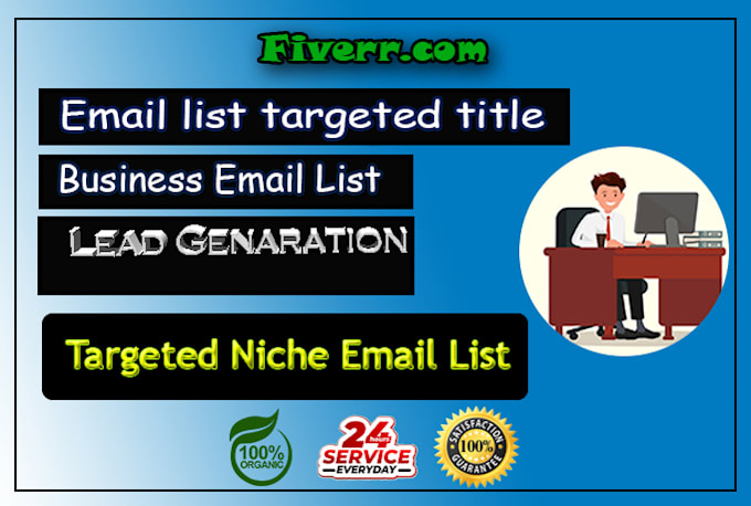 Do organic active niche, targeted email list collect by Sariul360 | Fiverr