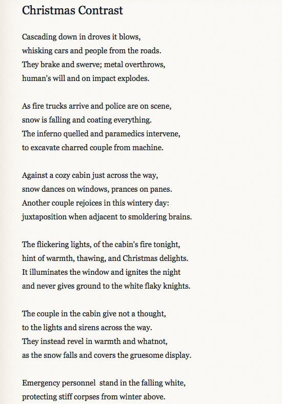 Create a custom rhyming poem about a topic of your choice by Jcgilmore ...