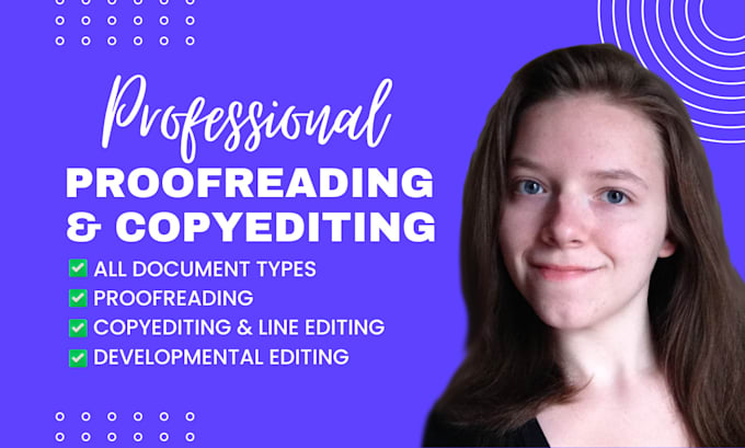 Thoroughly proofread and copyedit your document by Lily0990 | Fiverr
