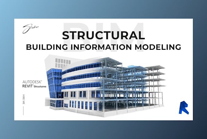 Create structural 3d bim building information model by revit by ...