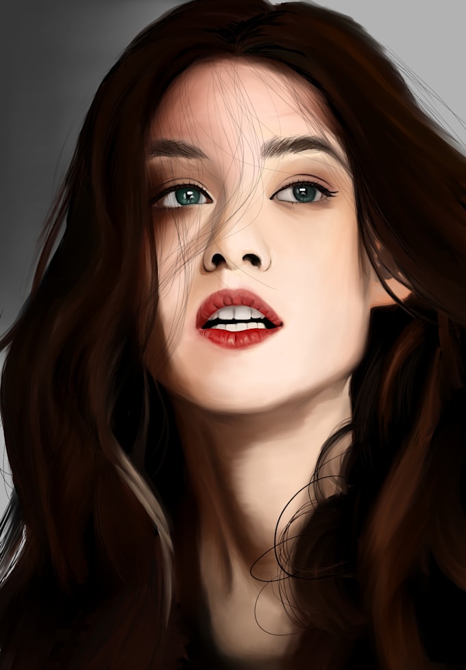 Draw realistic digital art from your photo by Draun_art | Fiverr