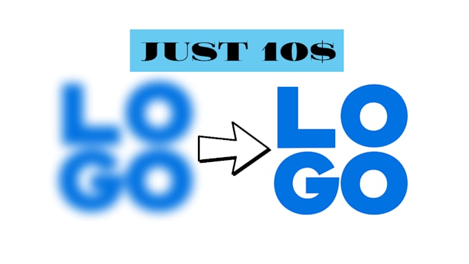 Make your blurry logo into clear vector form by Sherbiceps | Fiverr