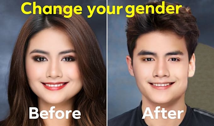 Change the gender of your picture by Abekinaadman | Fiverr