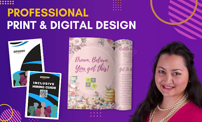 Design your professional event program, brochure by Crystalg81 | Fiverr
