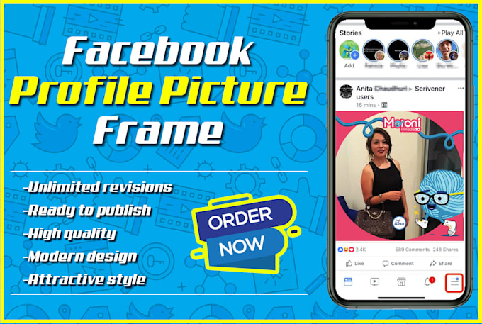 Design the best facebook frame in only 24 hours by Bogartmarquez | Fiverr